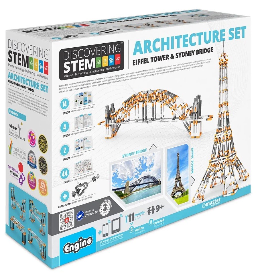 Конструктор Engino STEM Discovering - Архитектура | Отлична цена | Ozone.bg