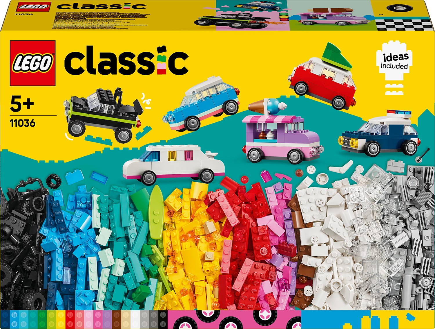 Конструктор LEGO Classic - Творчески превозни средства (11036 ...