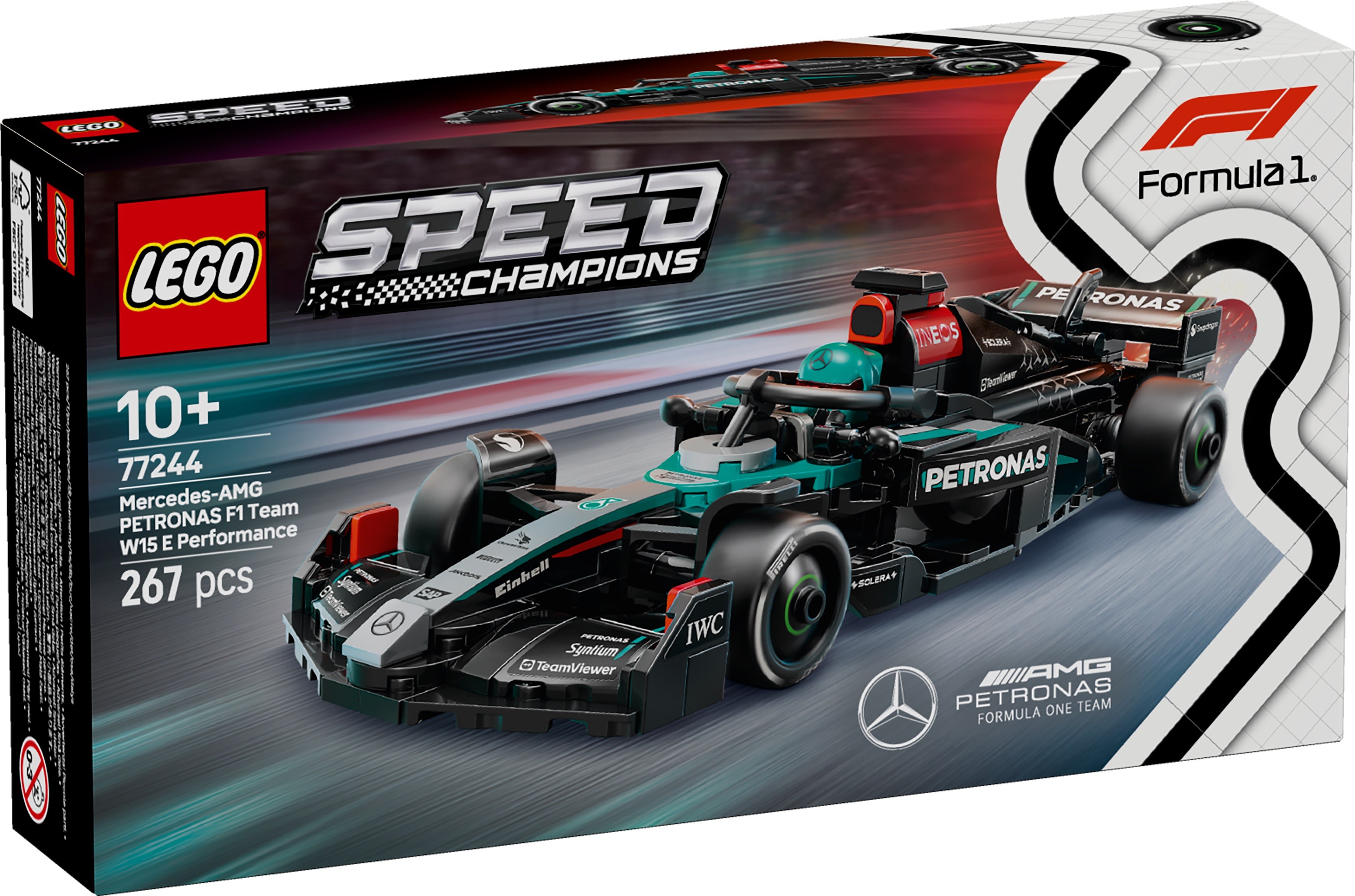 Конструктор LEGO Speed Champions Formula 1 - Болид Mercedes AMG F1 W15 ...