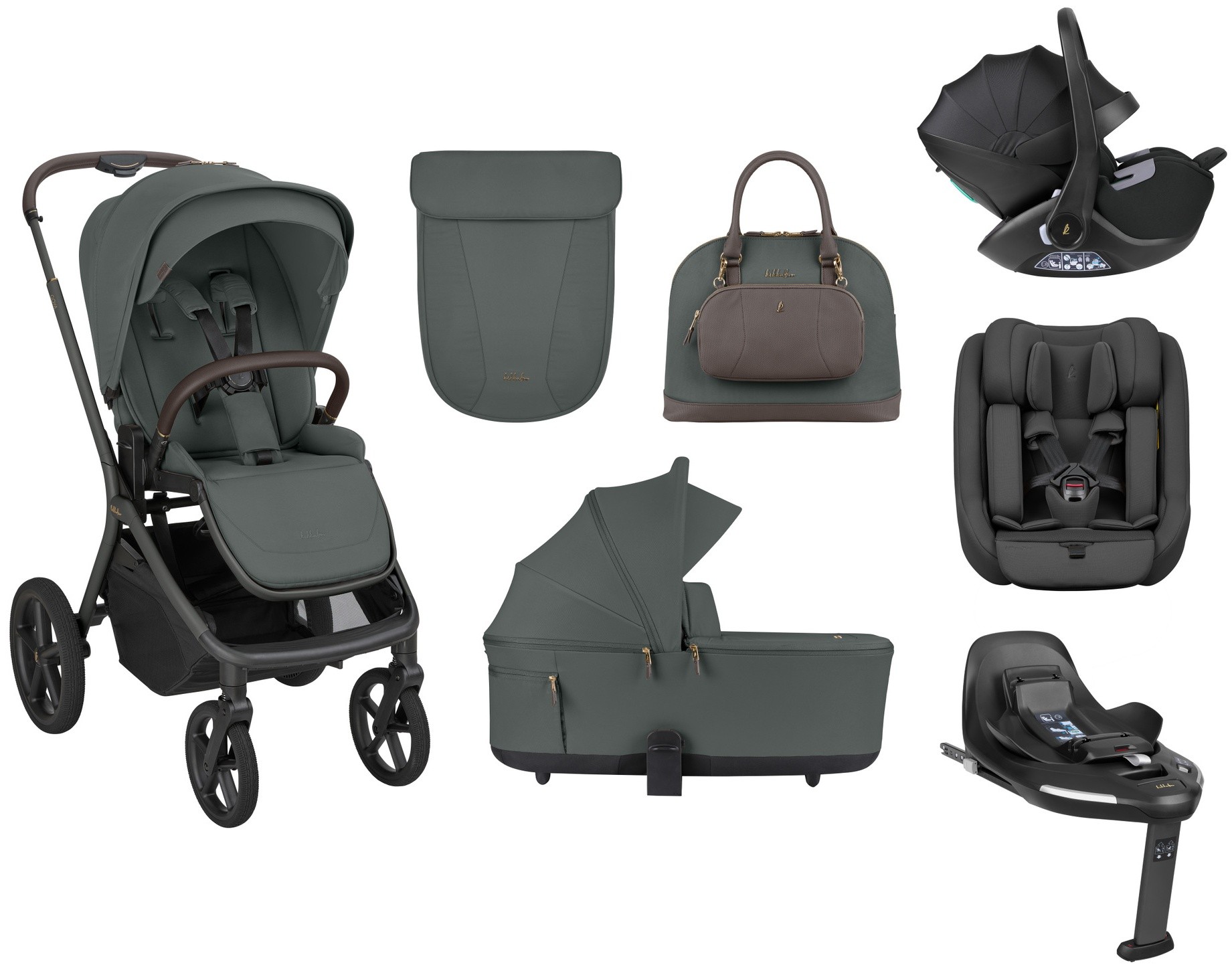 Система за път 5 в 1 KikkaBoo Platinum - Goya, Olive | Добра цена ...