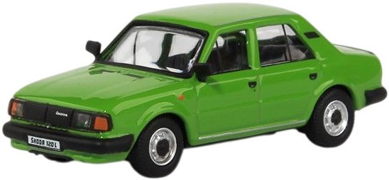 Колекционерски модел Abrex Съвременни: Автомобили - Skoda 120L (1984) - Light Green | Ozone.bg