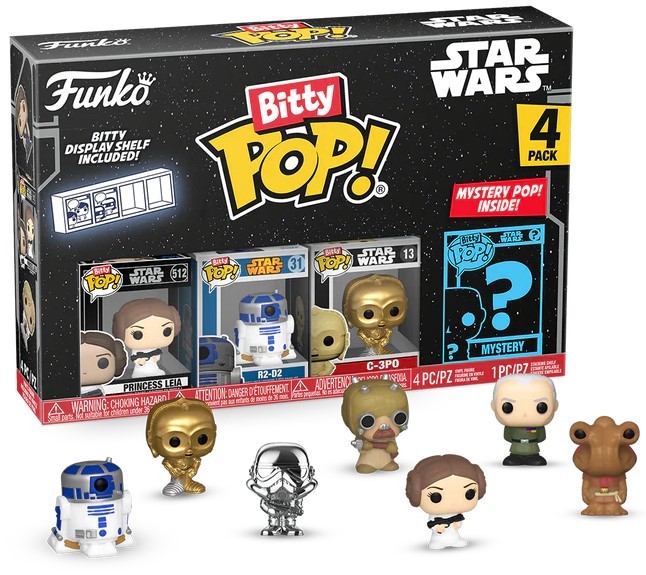 Комплект мини фигури Funko Bitty POP! Movies: Star Wars - 4-Pack ...