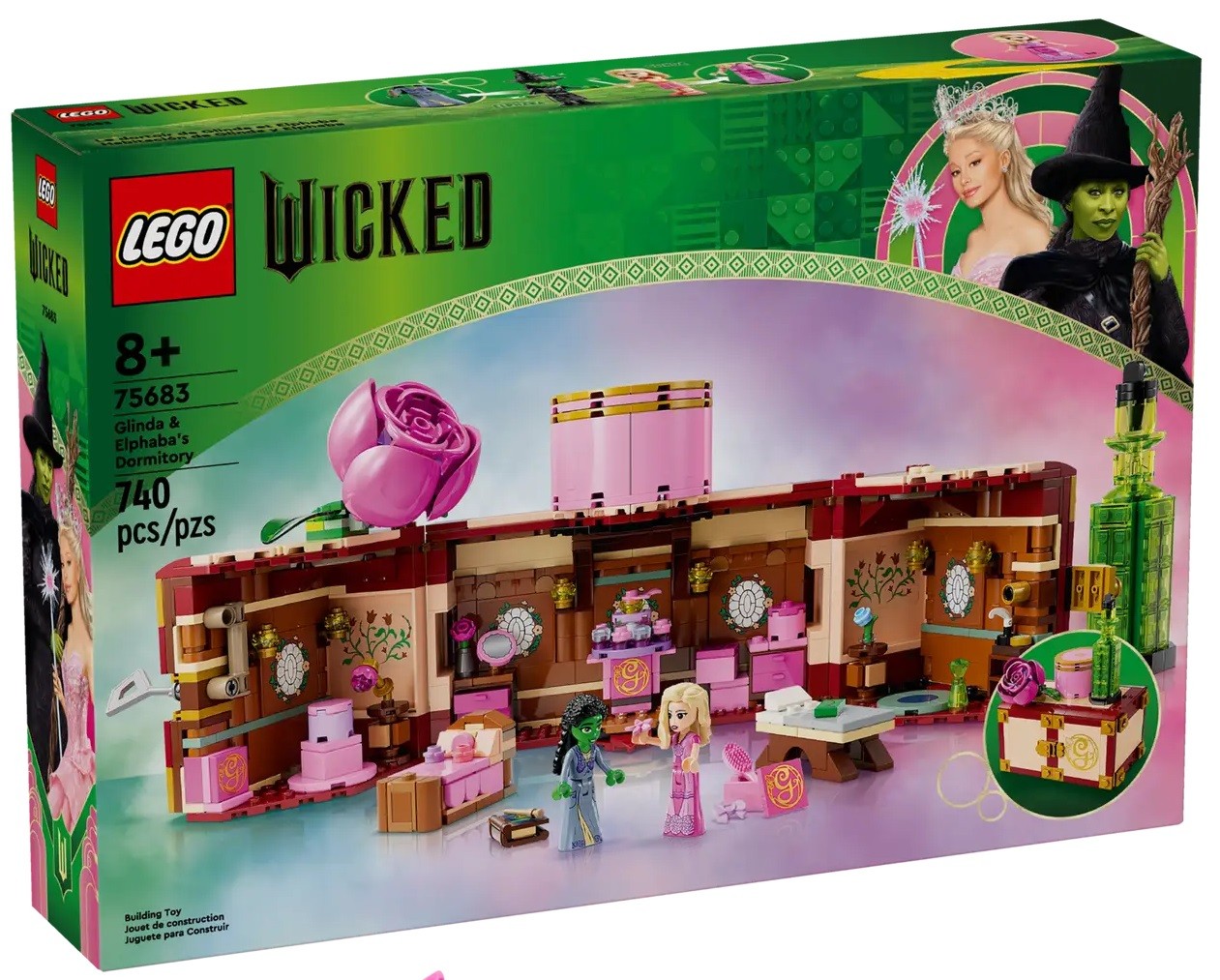 Конструктор LEGO Wicked - Студентското общежитие на Глинда и Елфаба ...