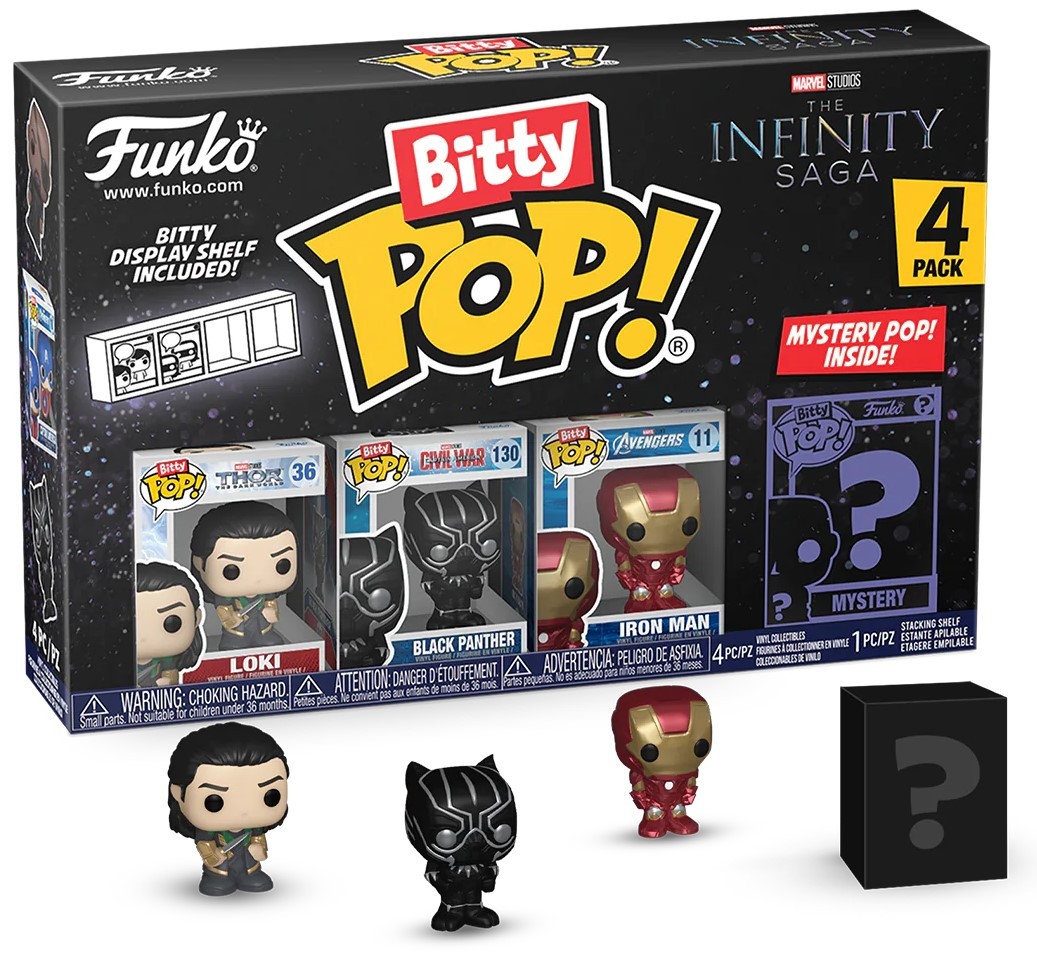Комплект мини фигури Funko Bitty POP! Marvel: The Infinity Saga - 4 ...