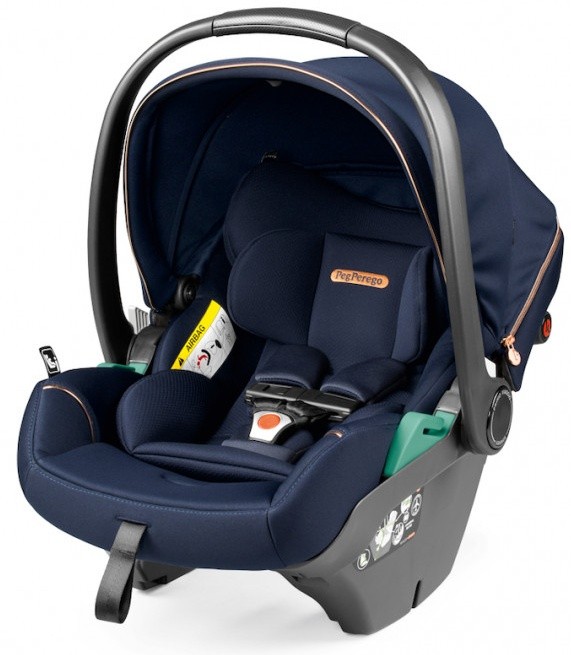 Кошница за кола Peg-Perego - Primo Viaggio Lounge, 40-87 cm, Blue Shine ...
