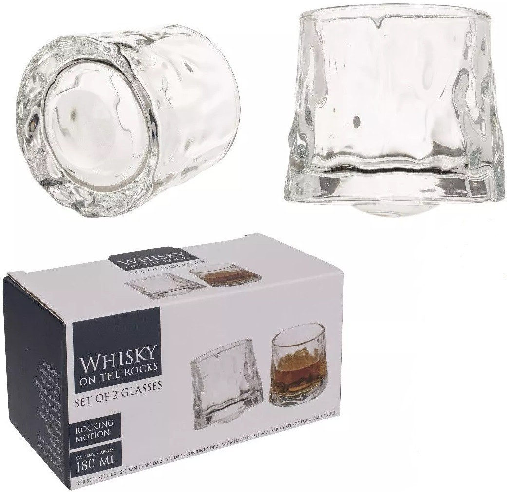 Комплект чаши за уиски Out of the Blue - On The Rocks, 2 броя | Ozone.bg