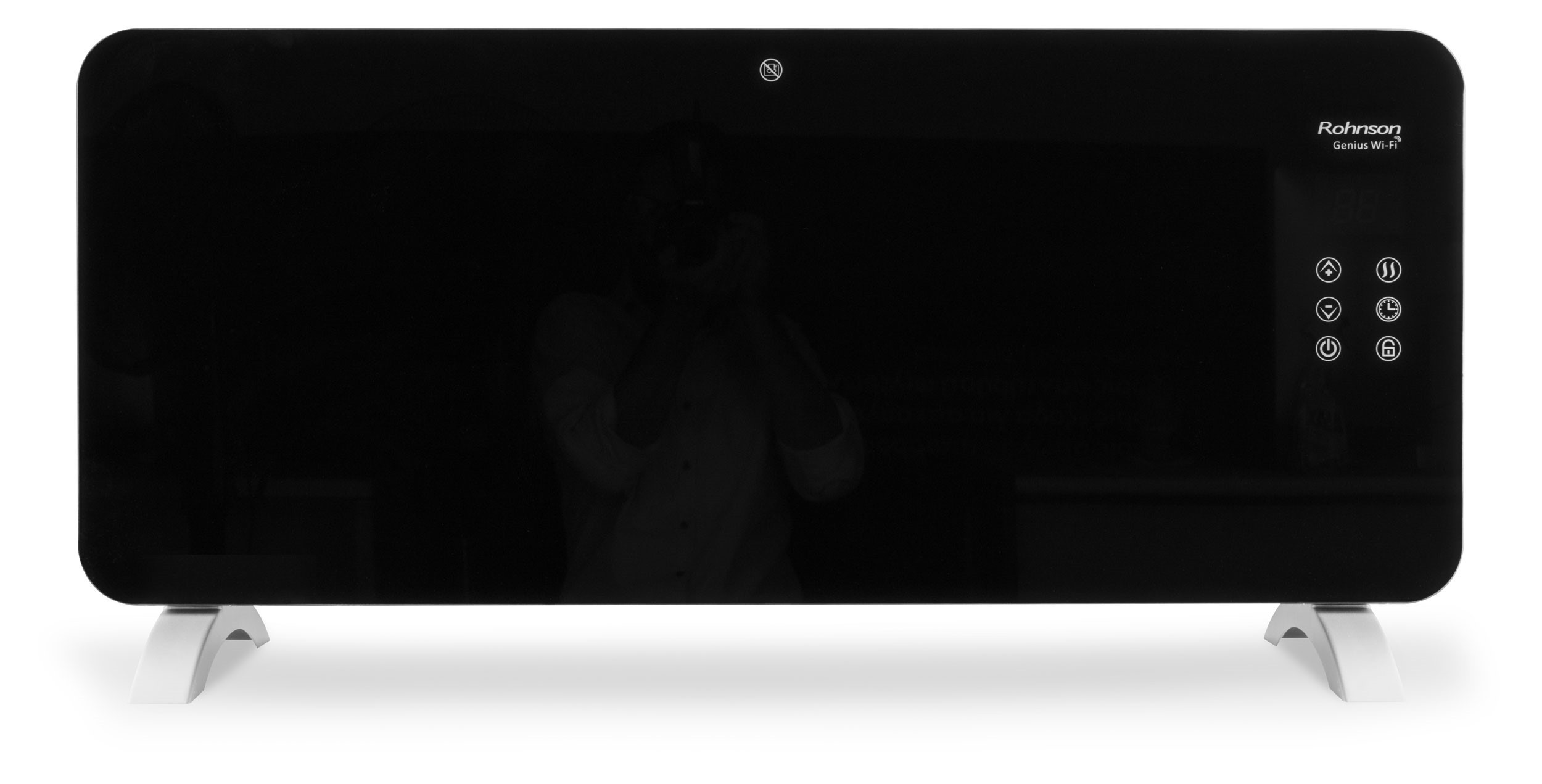 Конвектор Rohnson - R-028 Genius Wi-Fi, 2000W, черен | Ozone.bg