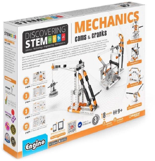 Конструктор Engino STEM Mechanics - Манивели и зъбци | Отлична цена | Ozone.bg