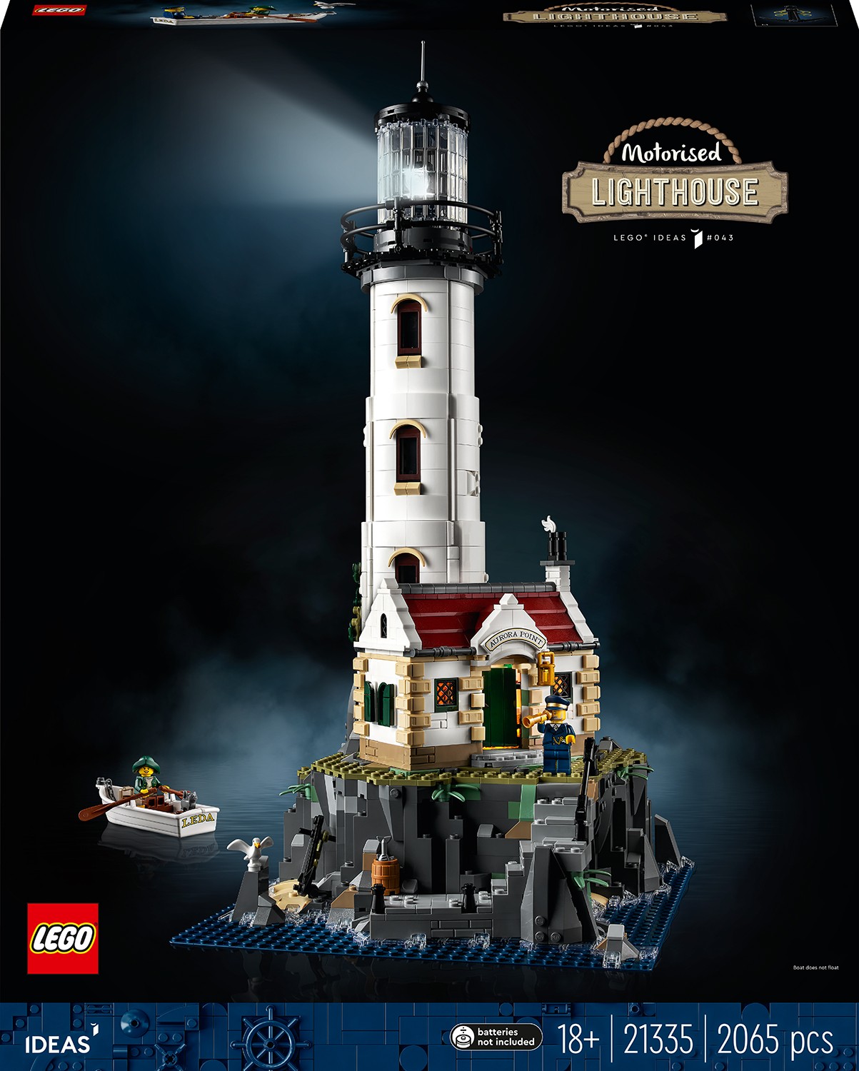 Конструктор LEGO Ideas - Моторизиран фар (21335) | Отлична цена | Ozone.bg