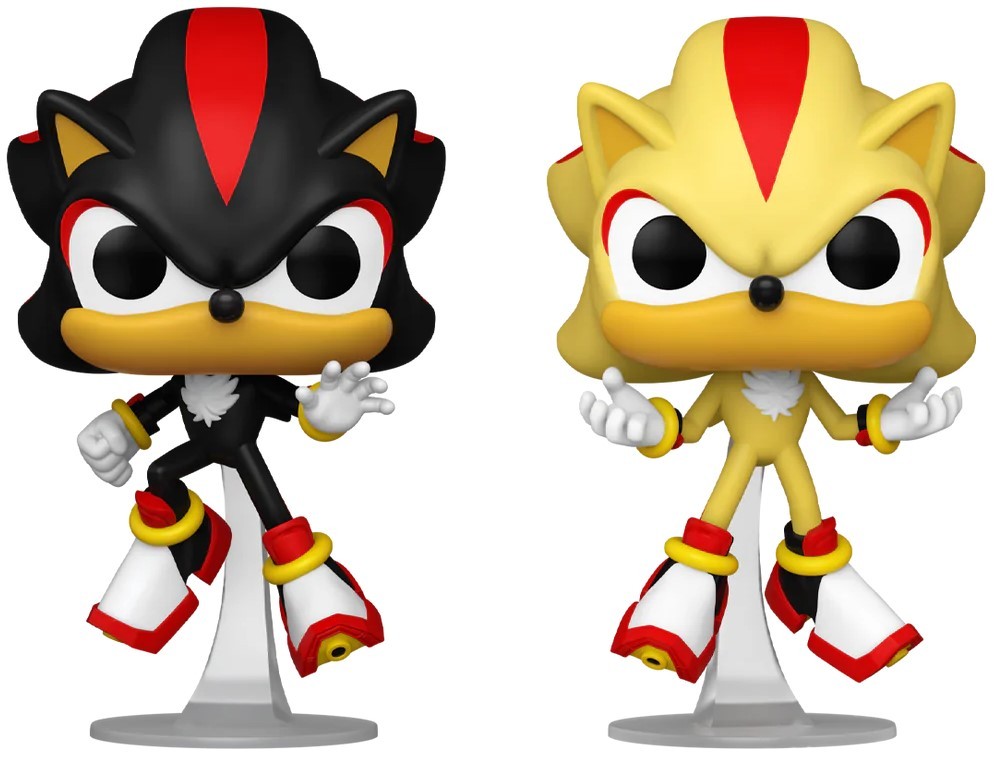 Комплект фигури Funko POP! Games: Sonic The Hedgehog - Shadow & Super ...