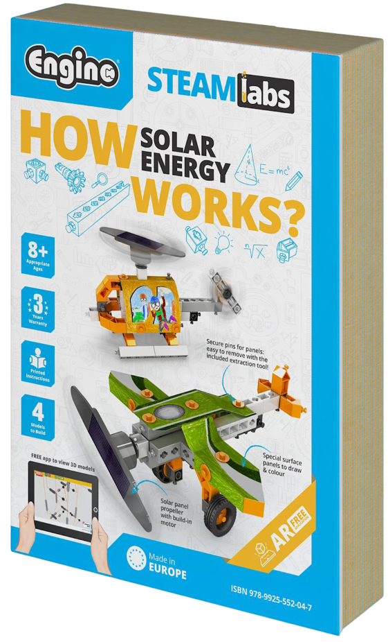 Конструктор Engino Steamlabs - Как работи слънчевата енергия | Отлична ...