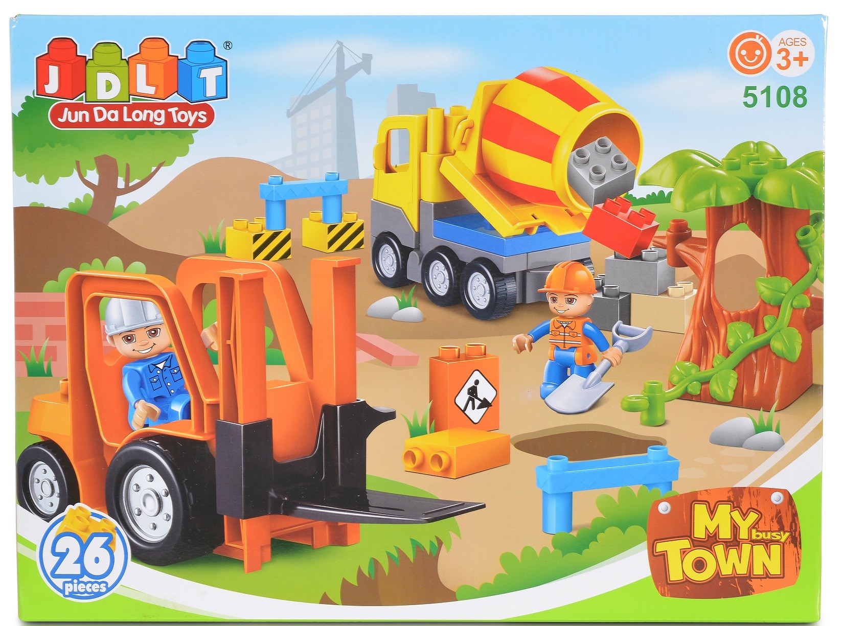Конструктор JDLT - My Town, 26 части | Отлична цена | Ozone.bg