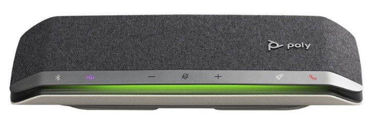 Конферентен говорител Poly - SYNC 40 M Bluetooth, USB-A/C, сив/зелен ...