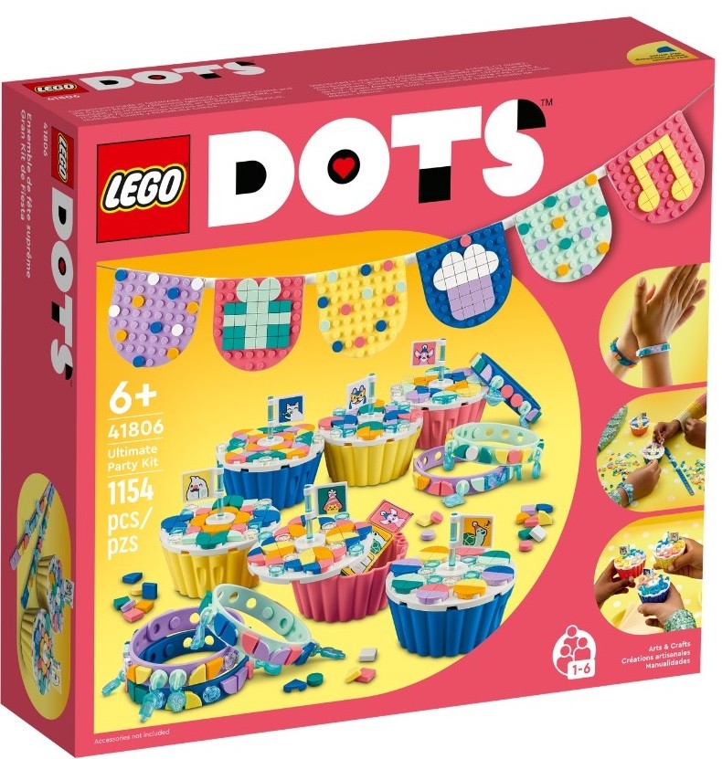Комплект LEGO Dots - Невероятен парти комплект (41806) | Отлична цена ...