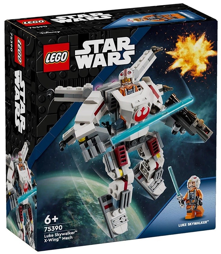 Конструктор LEGO Star Wars - Робот с Х-wing на Люк Скайуокър (75390 ...