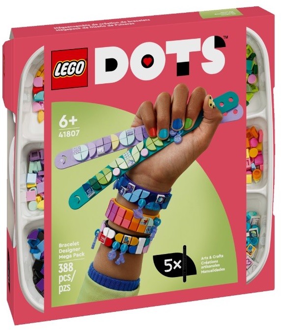 Комплект LEGO Dots - Мегапакет за дизайнерски гривни (41807) | Отлична ...