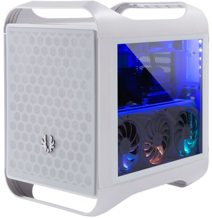 Кутия Bitfenix Prodigy M2022 Argb Cube Tower бяла прозрачна Ozone Bg