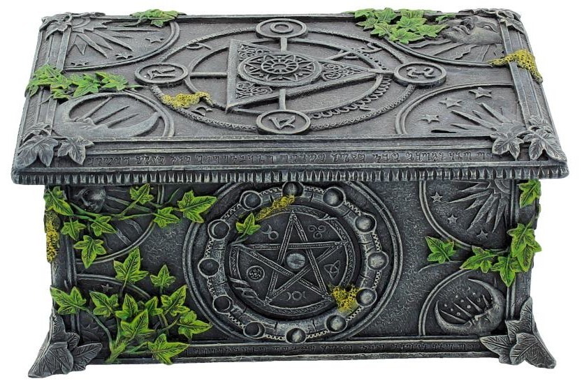 Кутия за таро Nemesis Now Adult: Gothic - Wiccan Pentagram, 17.5 cm ...