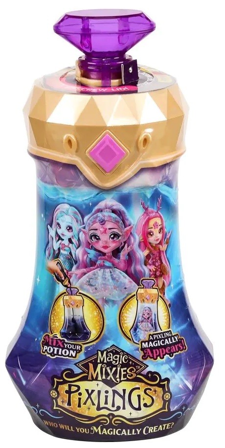Кукла с магическо появяване Moose - Magic Mixies Pixlings, лилава ...
