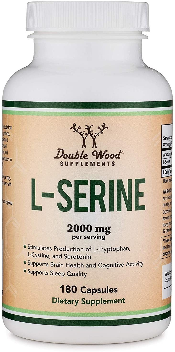 L-Serine, 180 капсули, Double Wood | Ozone.bg