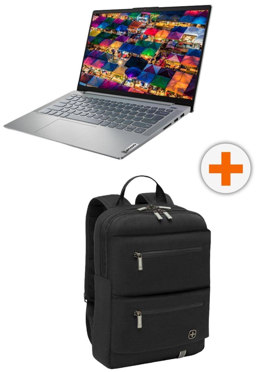 Лаптоп Lenovo - IdeaPad 5, i5 + Раница Wenger - City Move, 14'' | Ozone.bg