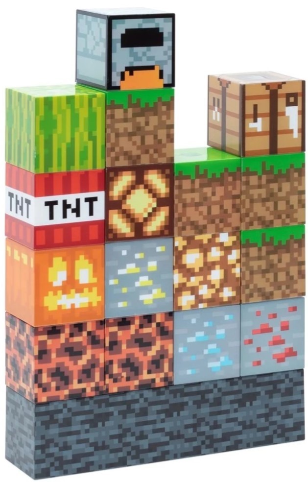 Лампа Paladone Games: Minecraft - Block Building | Ozone.bg