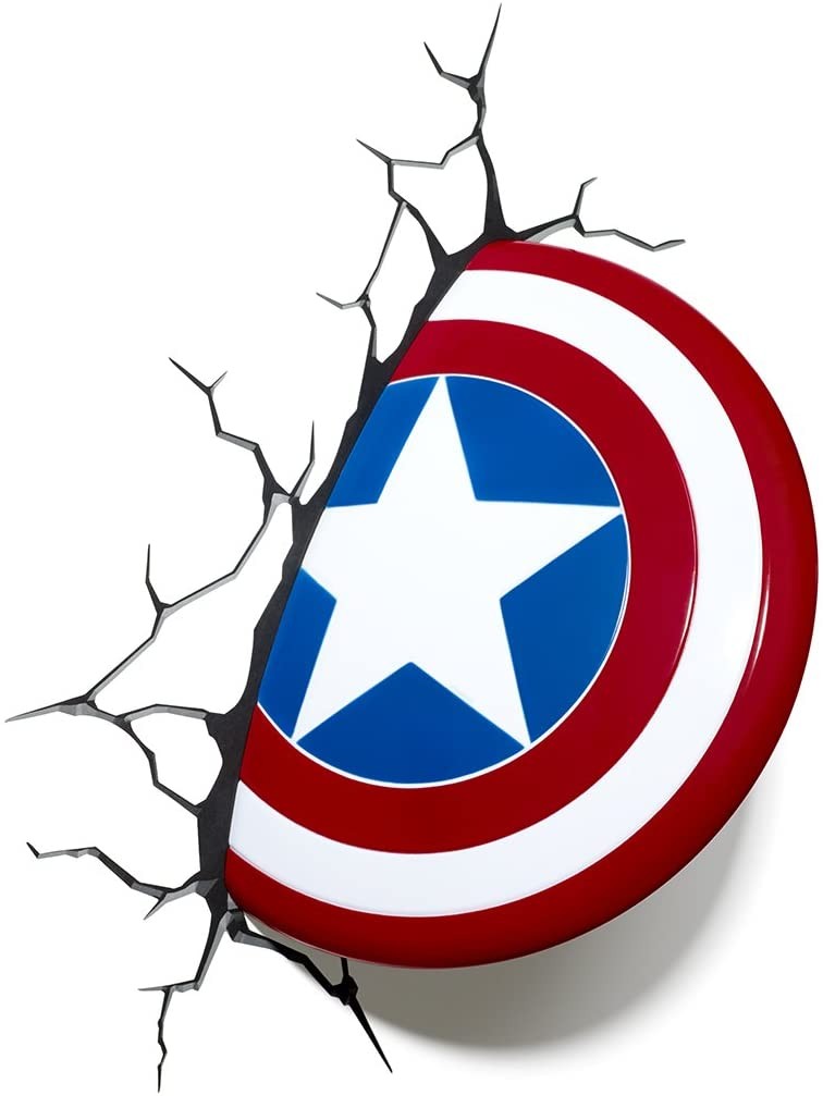 Лампа 3DLightFX Marvel: Captain America - Shield | Ozone.bg