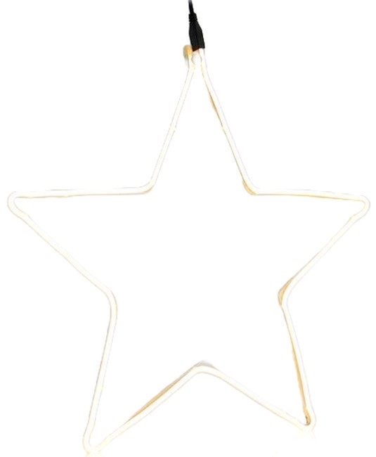 LED Декоративна звезда Eurolamp - IP44, 23W, 54 x 58 cm, жълта | Ozone.bg