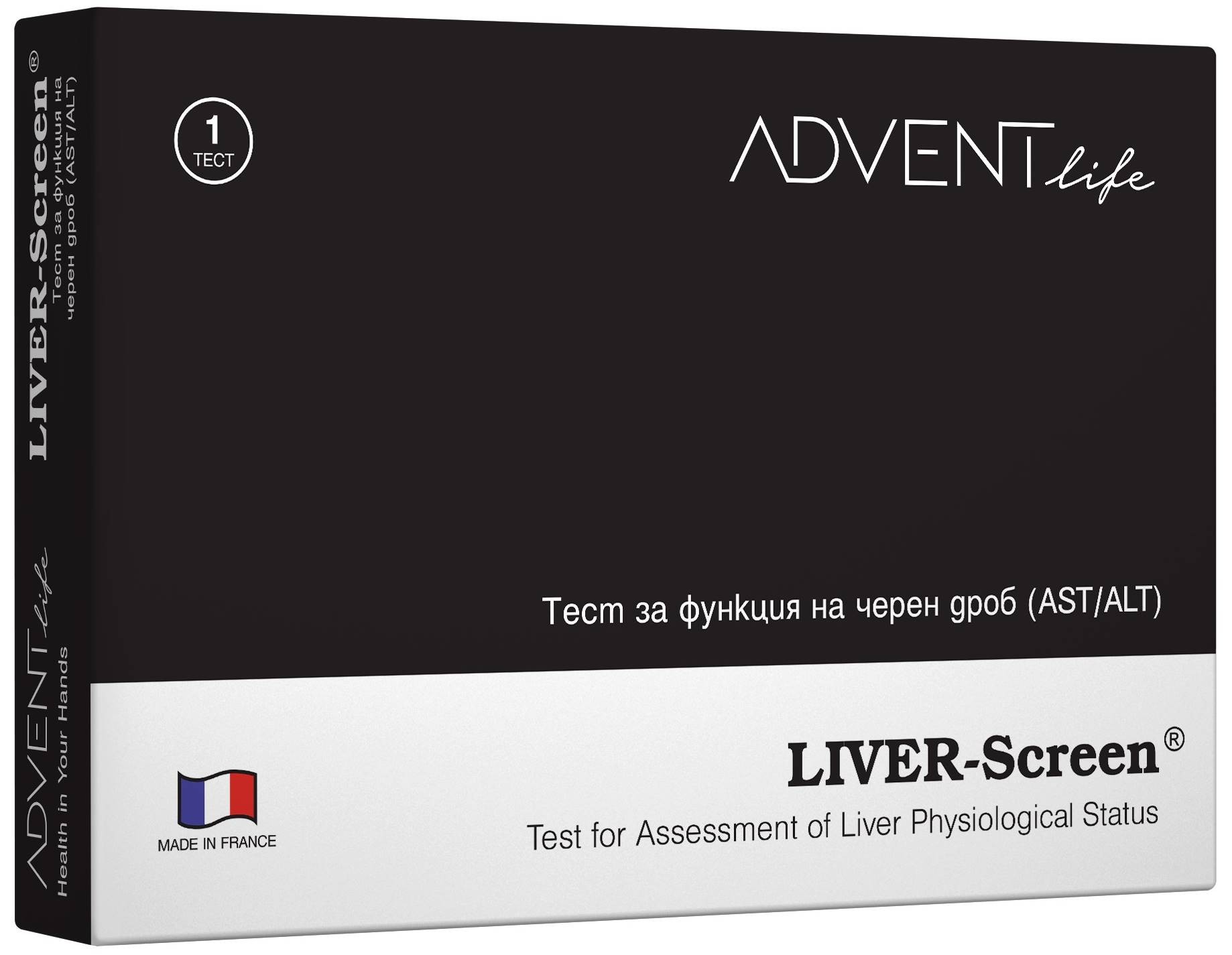Liver-Screen Тест за функцията на черен дроб, AST/ALT, Advent Life | Ozone.bg