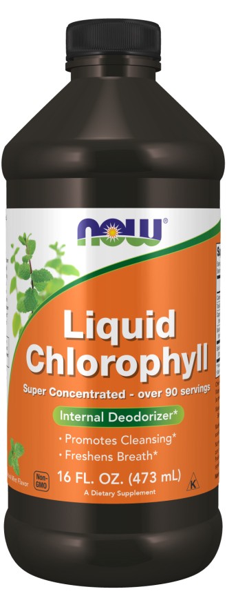 Liquid Chlorophyll & Mint, 473 ml, Now | Ozone.bg