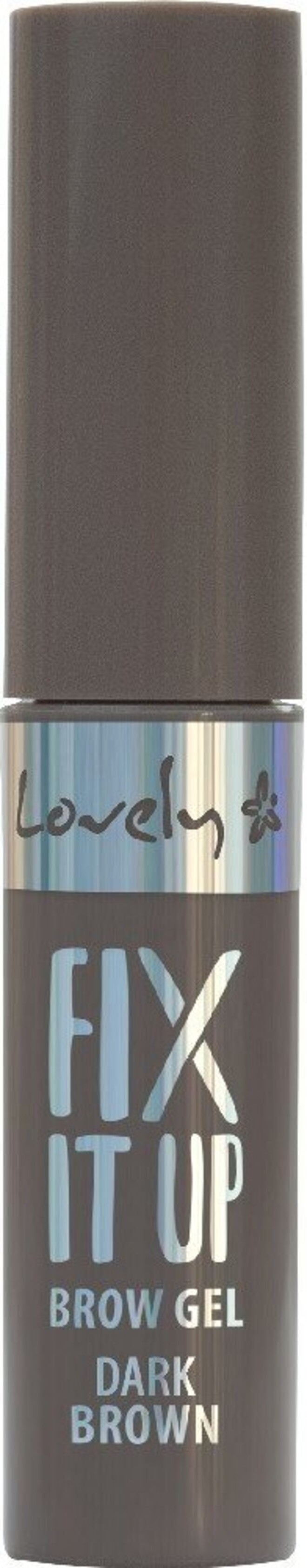 Lovely Гел-спирала за вежди Fix it up, 02 Dark Brown, 5 g | Ozone.bg
