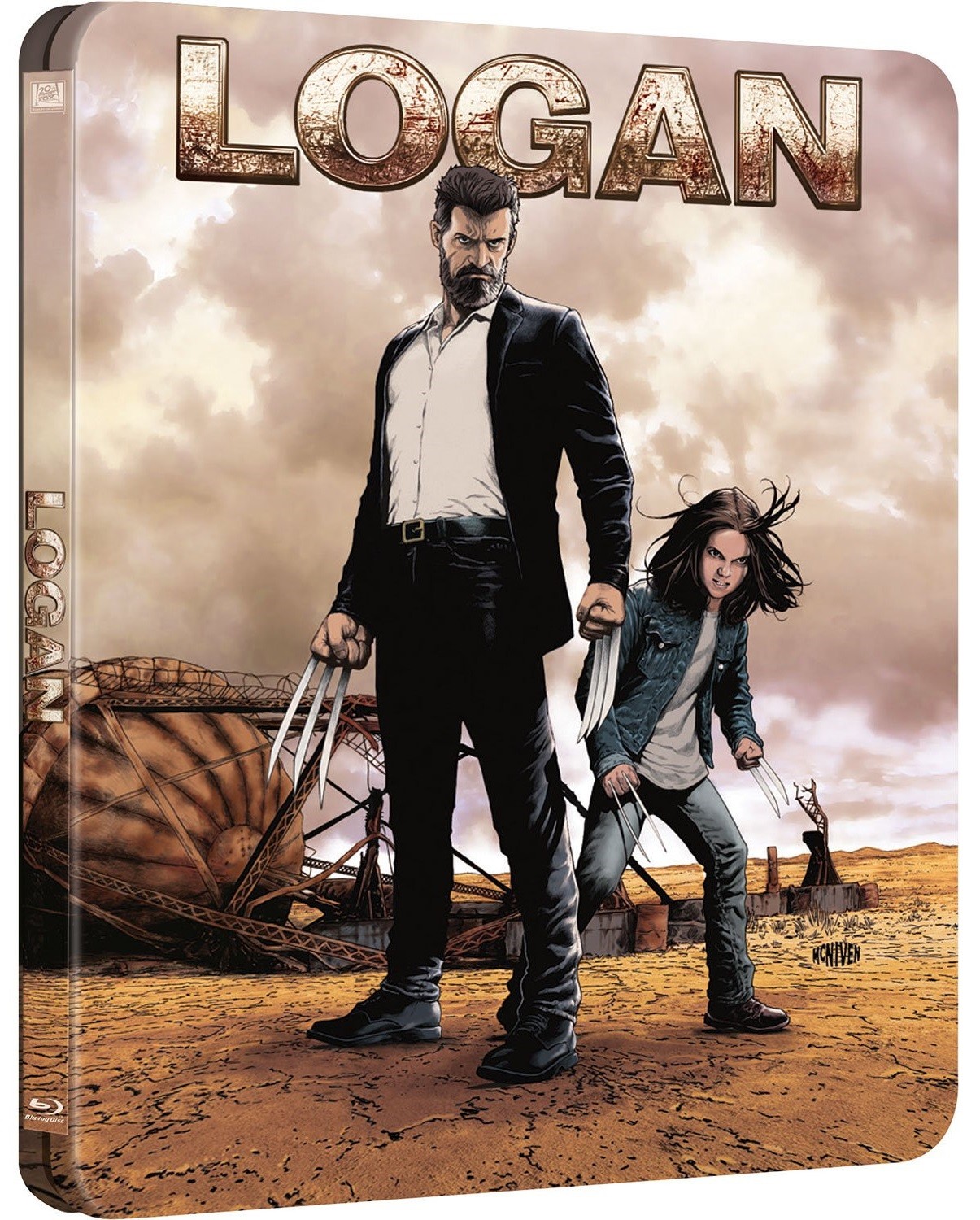 Logan (Limited Edition Steelbook) (Blu-Ray + DVD) | 2017 | Добра цена ...