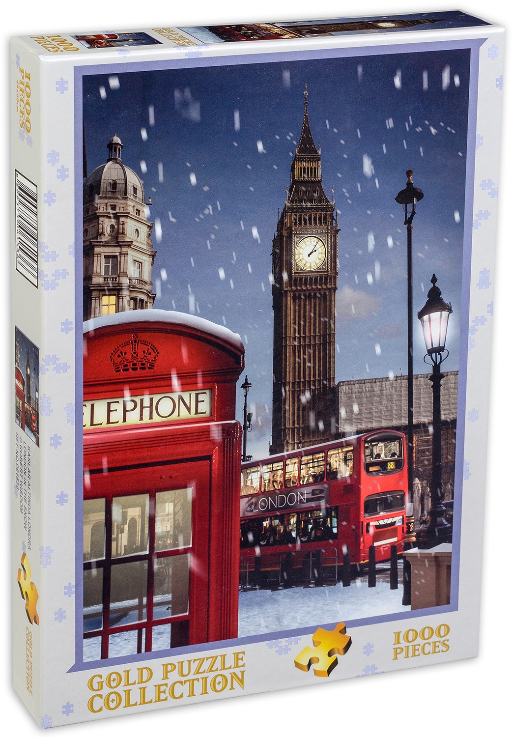 Пъзел Gold Puzzle от 1000 части - Лондон по Коледа | Супер цена | Ozone.bg