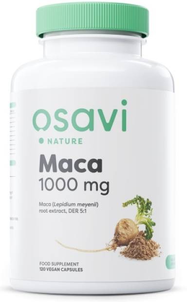 Maca, 1000 mg, 120 капсули, Osavi | Ozone.bg