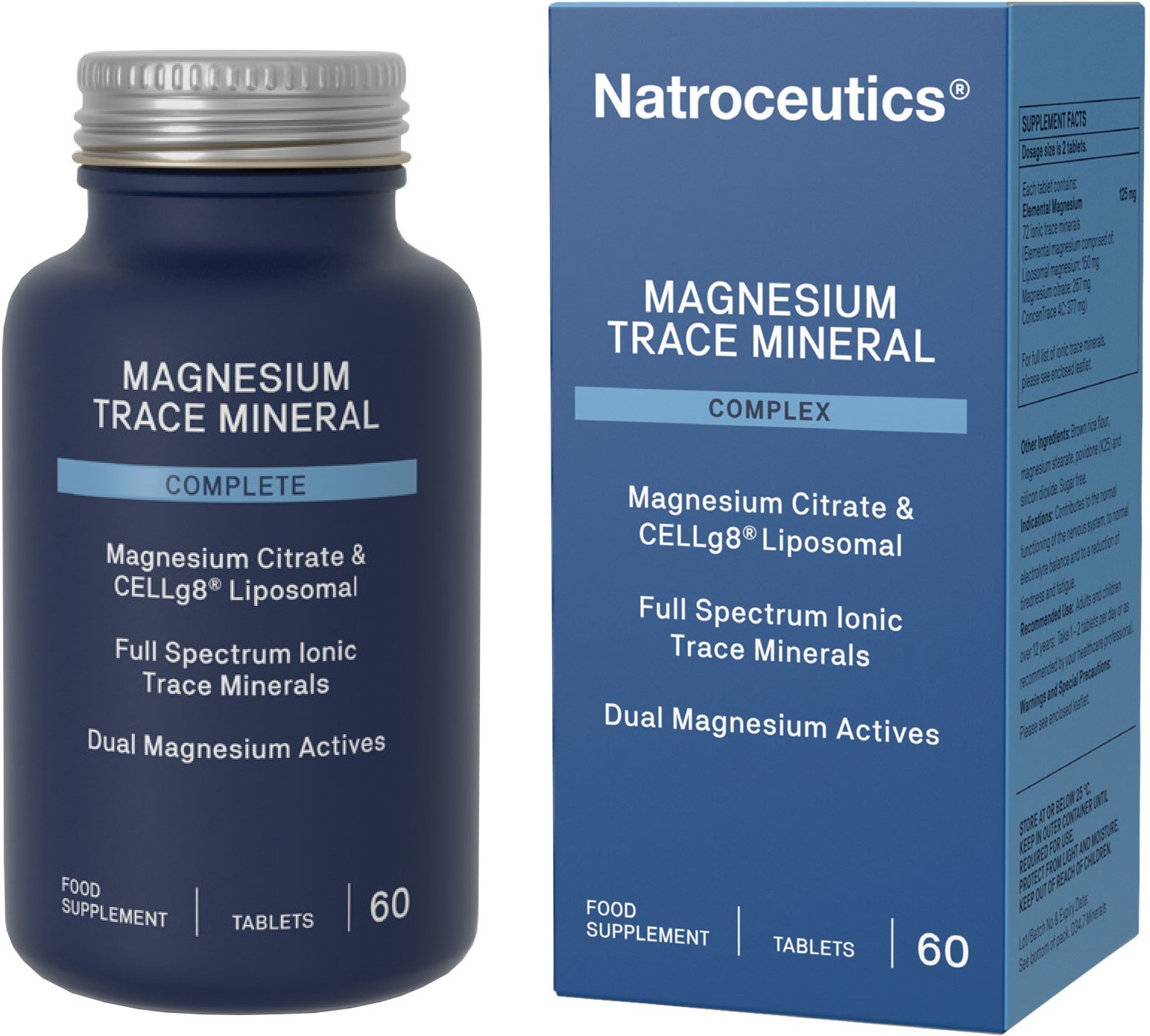 Magnesium Trace Mineral Complete, 60 таблетки, Natroceutics | Ozone.bg