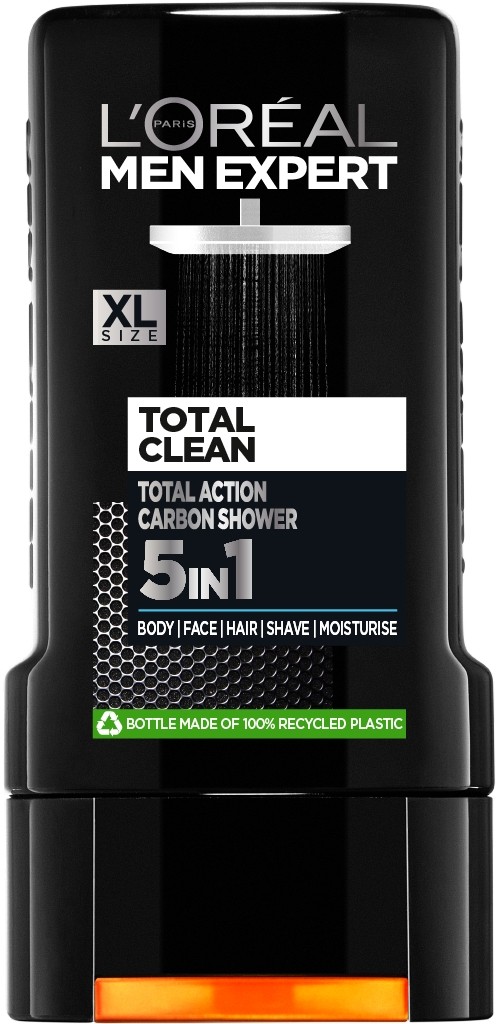 L'Oréal Men Expert Душ гел Total Clean, 300 ml | Ozone.bg