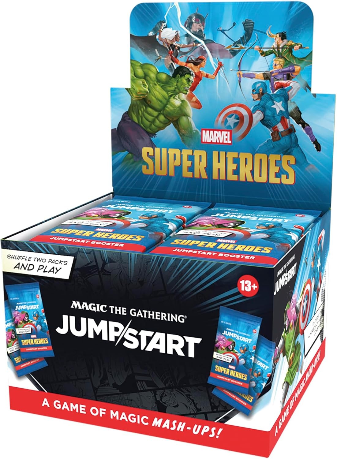 Magic The Gathering: Marvel Super Heroes Jumpstart Booster Display (24 ...