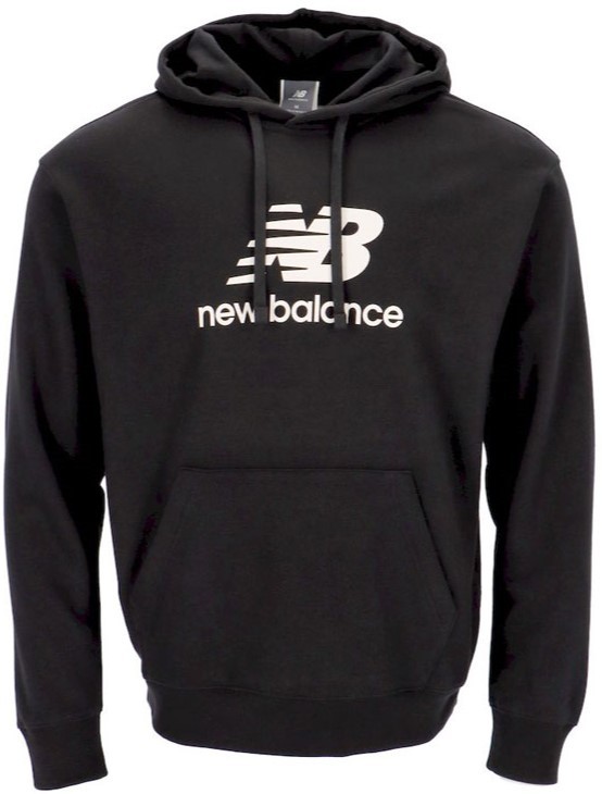 Мъжки суитшърт New Balance - Stacked Logo , черен | Ozone.bg