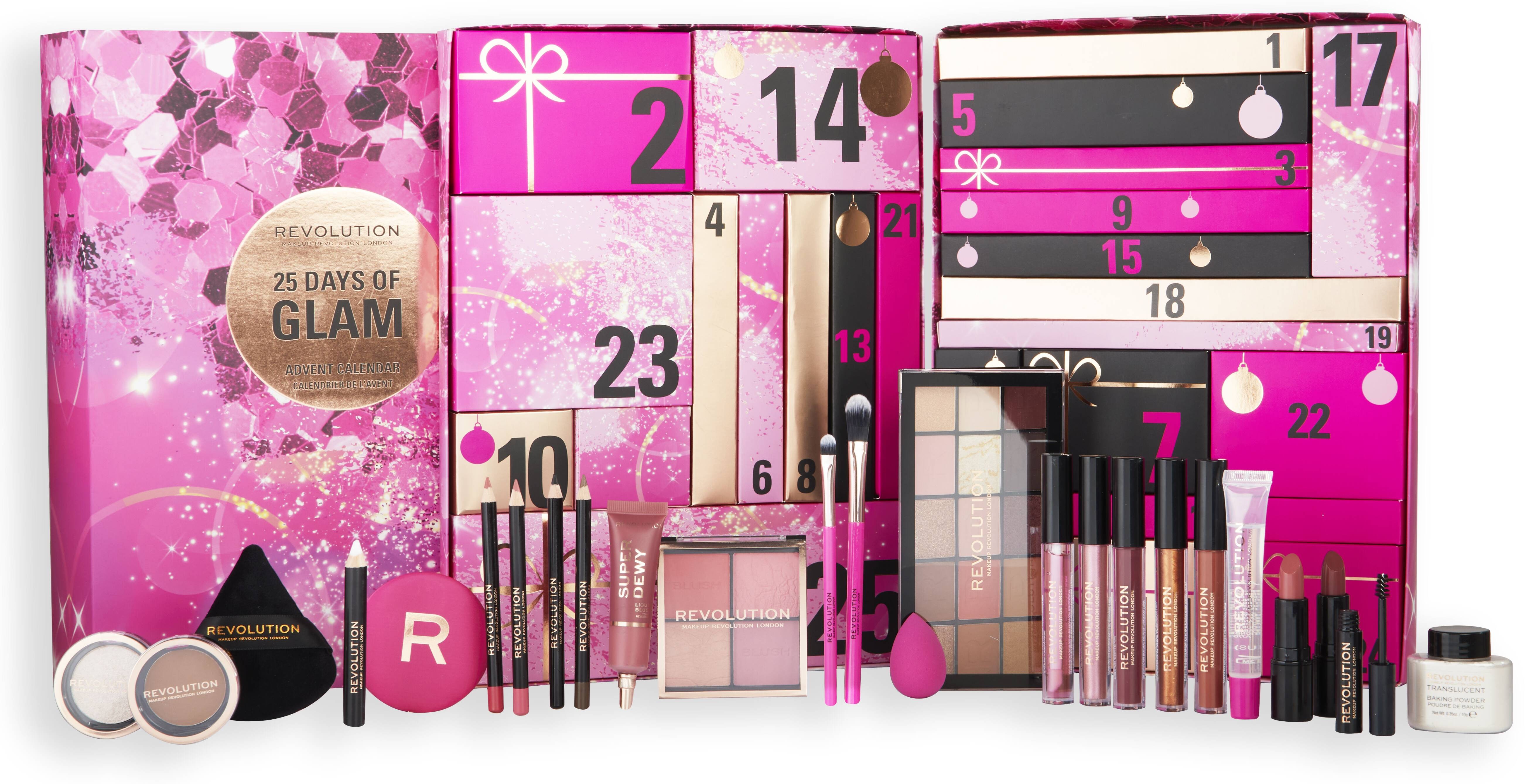 Makeup Revolution Адвент календар 25 Days of Glam, 25 части | Ozone.bg