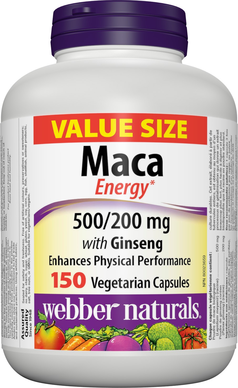 Maca Energy with Ginseng, 150 капсули, Webber Naturals | Ozone.bg