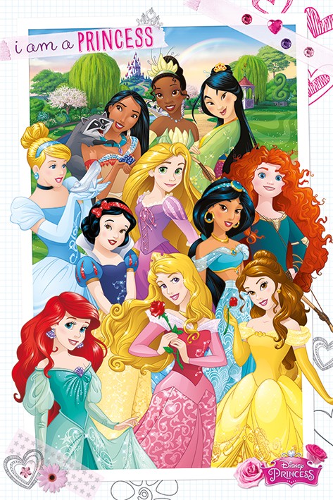 Макси плакат Pyramid Disney: Disney Princesses - I am a Princess | Ozone.bg