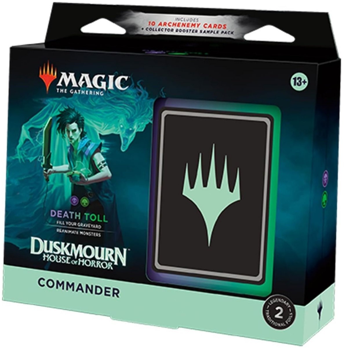 Magic The Gathering: Duskmourn House Of Horror Commander Deck - Death ...