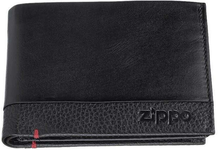 Мъжки портфейл Zippo Nappa Bi-Fold 8 CC - Черен | Ozone.bg