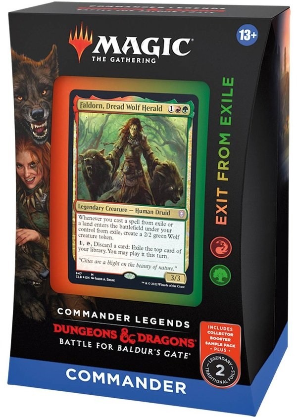 Magic the Gathering: Battle for Baldur's Gate Commander Deck - Exit ...