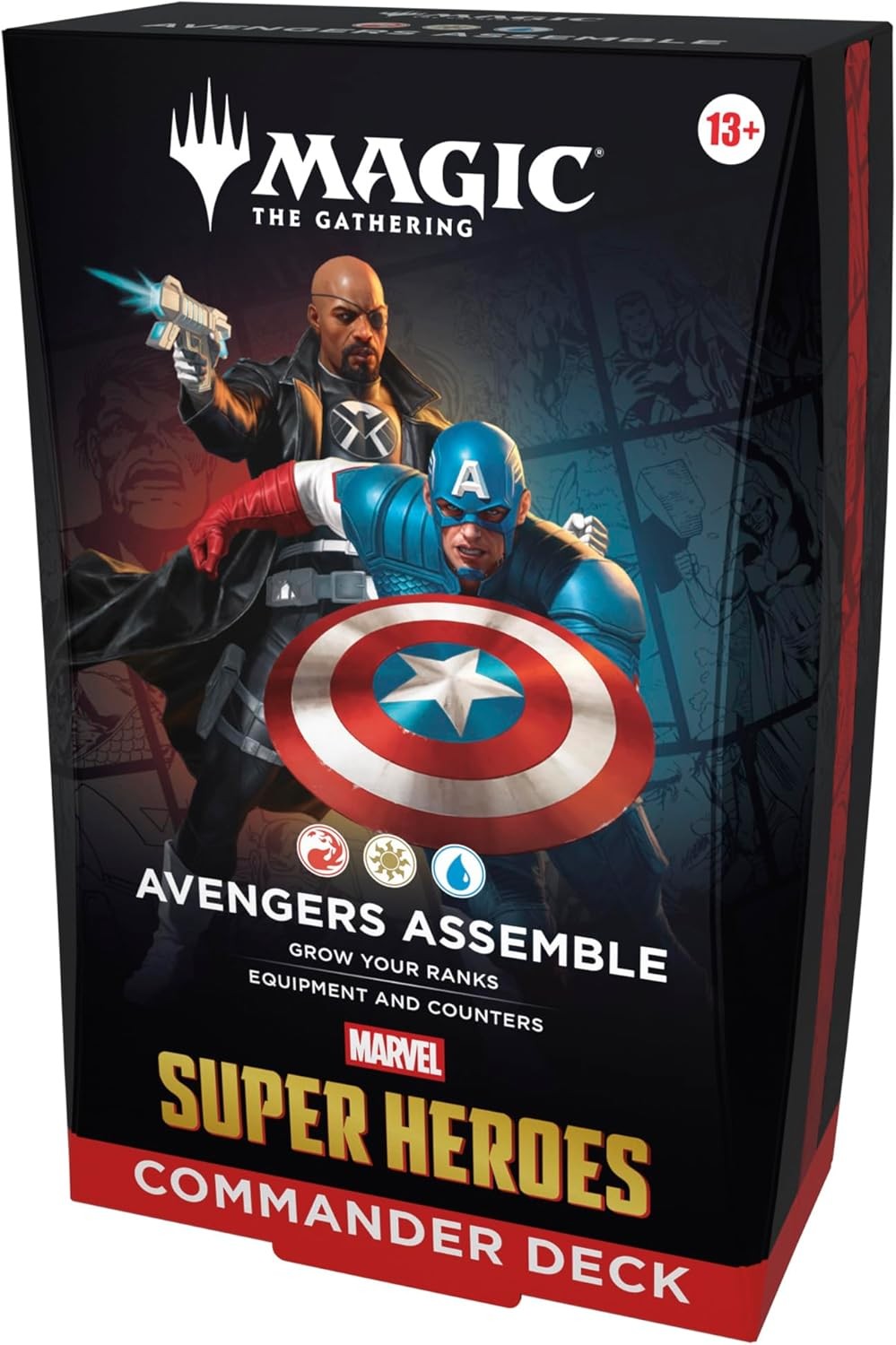 Magic The Gathering: Marvel Super Heroes Commander Deck Avengers ...