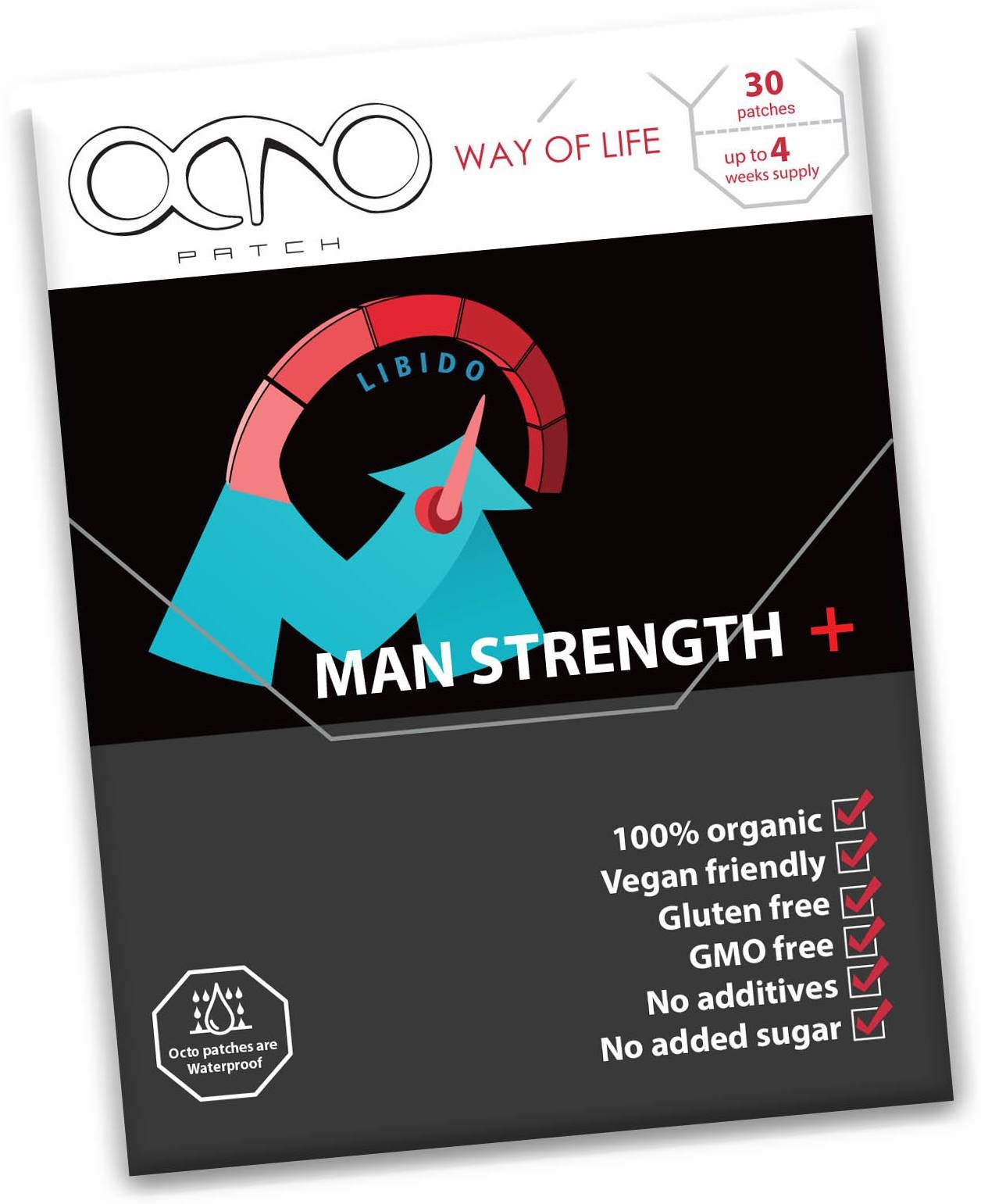 Man Strength+ Трансдермални пластири, 30 броя, Octo Patch | Ozone.bg