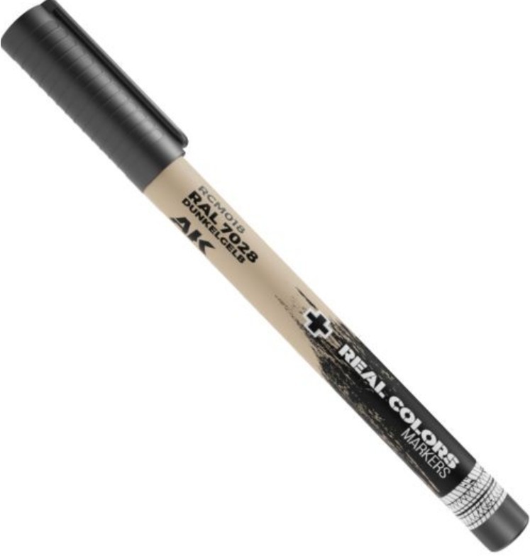 Маркер с акрилна боя AK Interactive - RAL DUNKELGELB (RCM018) | Ozone.bg