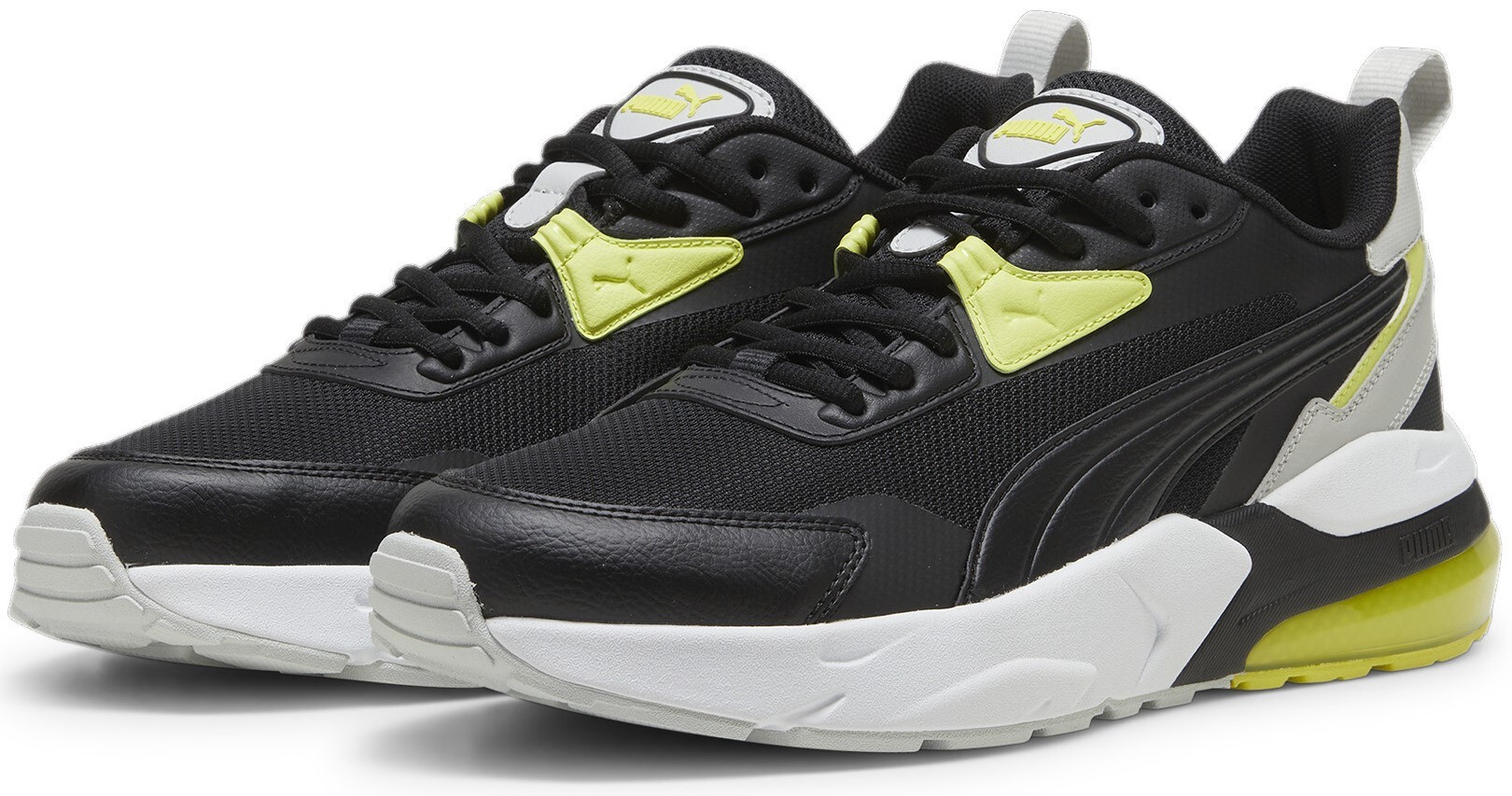 Мъжки обувки Puma - Vis2K , черни/жълти | Ozone.bg