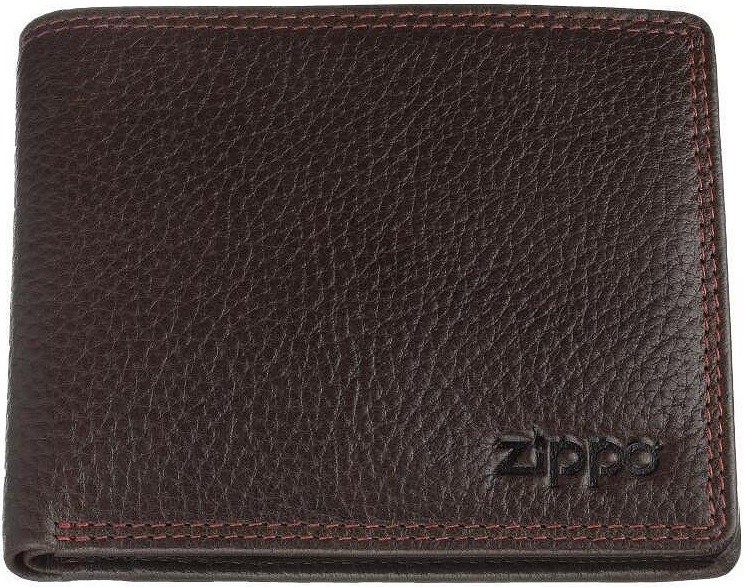 Мъжки портфейл Zippo - Bi-Fold, Brown 19/20, 3 CC, кафяв | Ozone.bg
