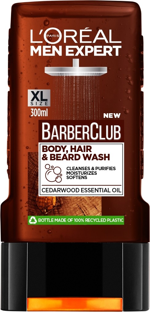 L'Oréal Men Expert Душ гел Barber Club, 300 ml | Ozone.bg